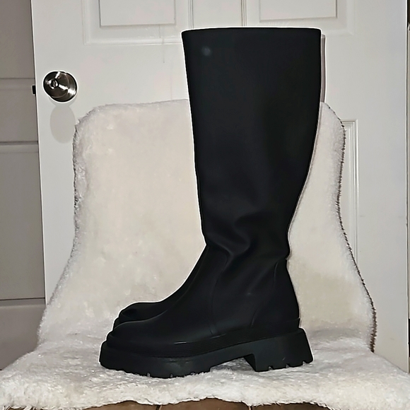 BAR III TWYLA | Shoes | Bar Iii Twyla Women Rubber Tall Kneehigh Boots ...